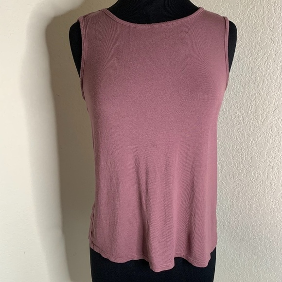 Ethereal | Tops | Ethereal Dusty Mauve Purple Tank Top With Sexy ...
